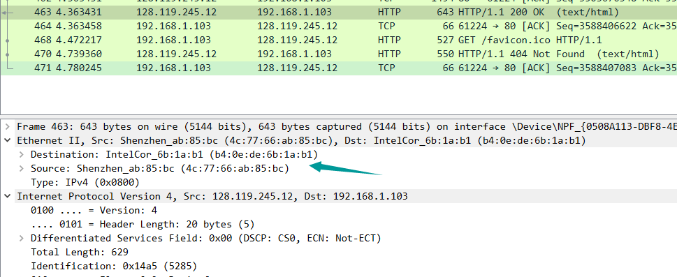 计算机自顶向下Wireshark实验ARP部分 - GCFBLOG:live a poetic life