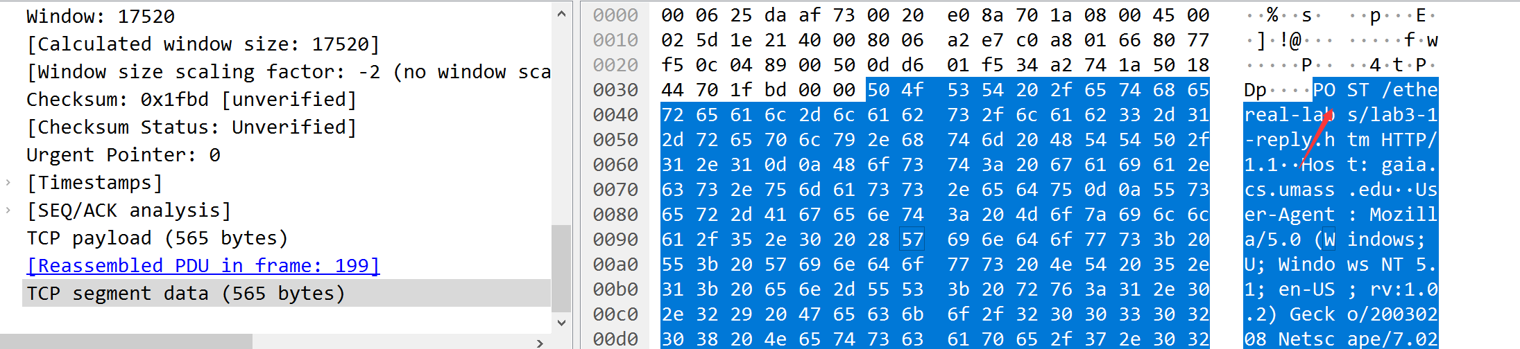 计算机自顶向下Wireshark实验TCP部分 - GCFBLOG:live a poetic life